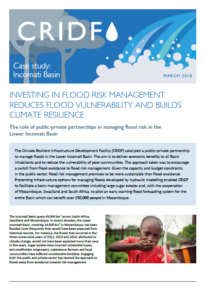 Case study on public–private partnerships to manage flood risk in the ...