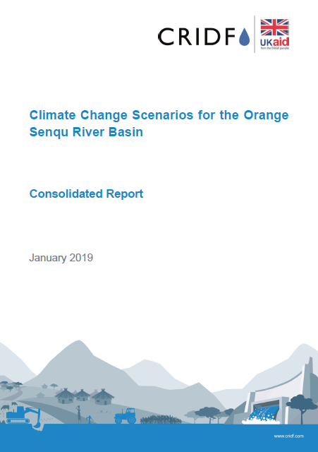Climate Change Scenarios for the Orange Senqu River Basin | CRIDF RC
