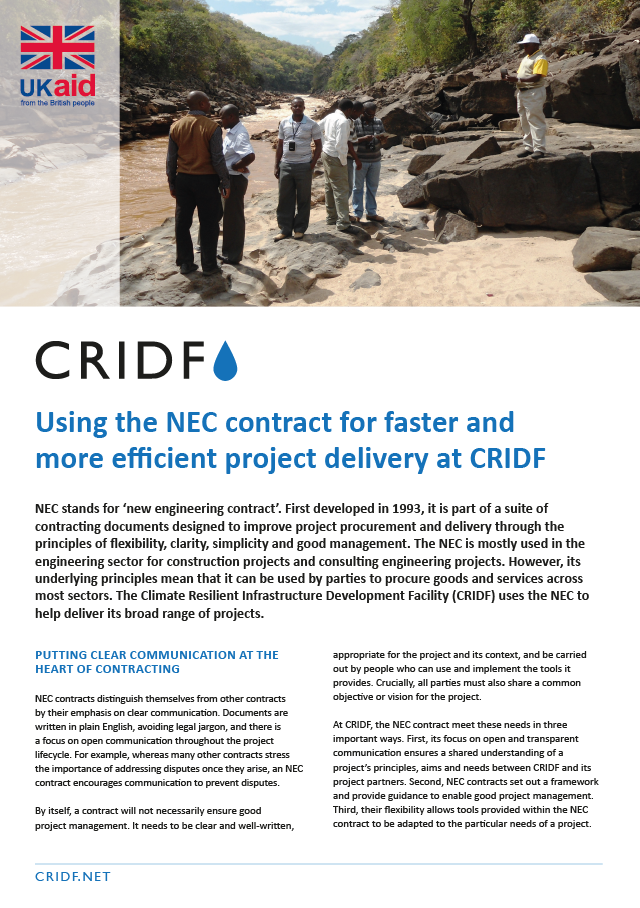 Using the NEC contract for faster and more efficient project delivery ...